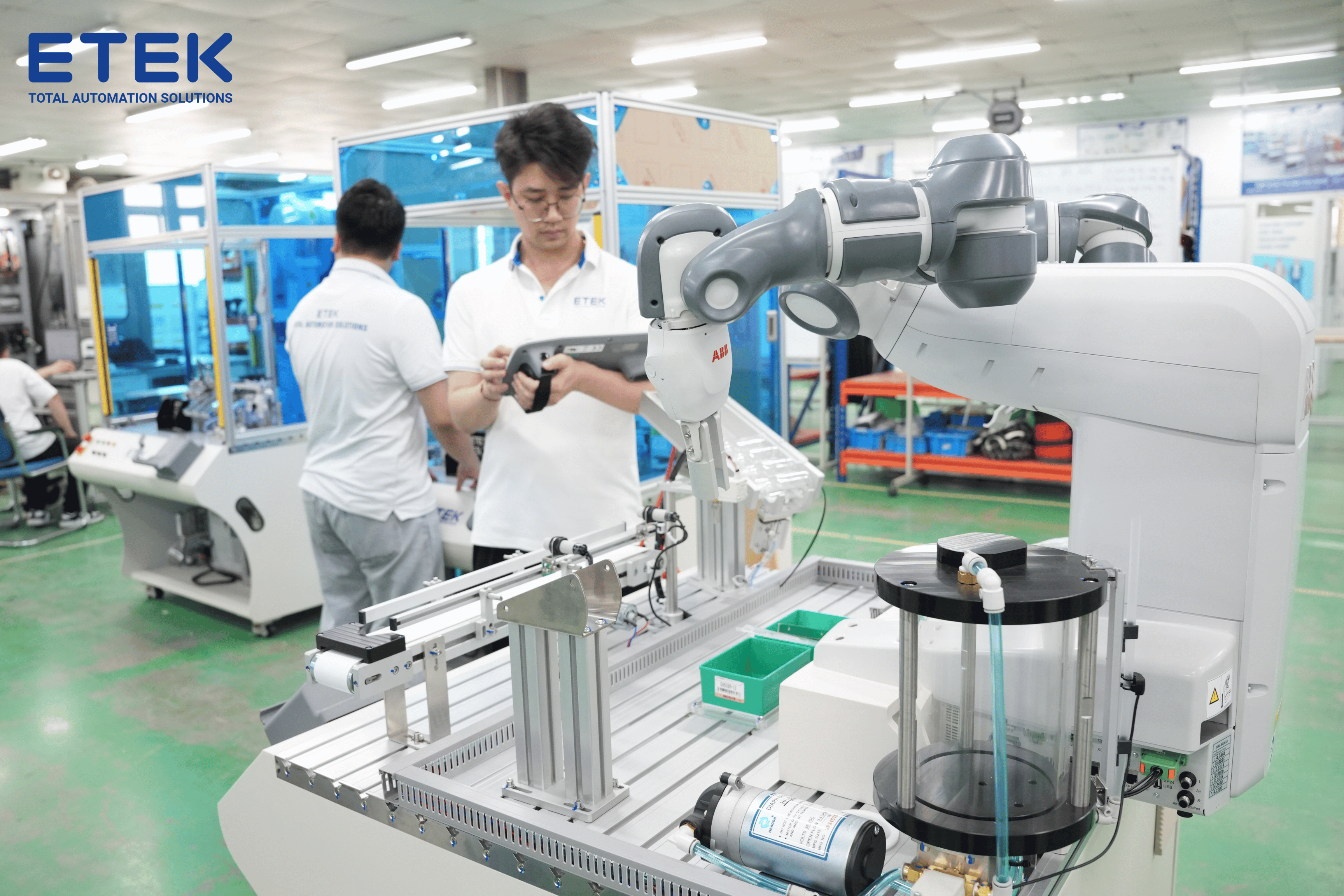 ETEK Implements an Automated Production Line Training Solution at Thai Nguyen University of ...